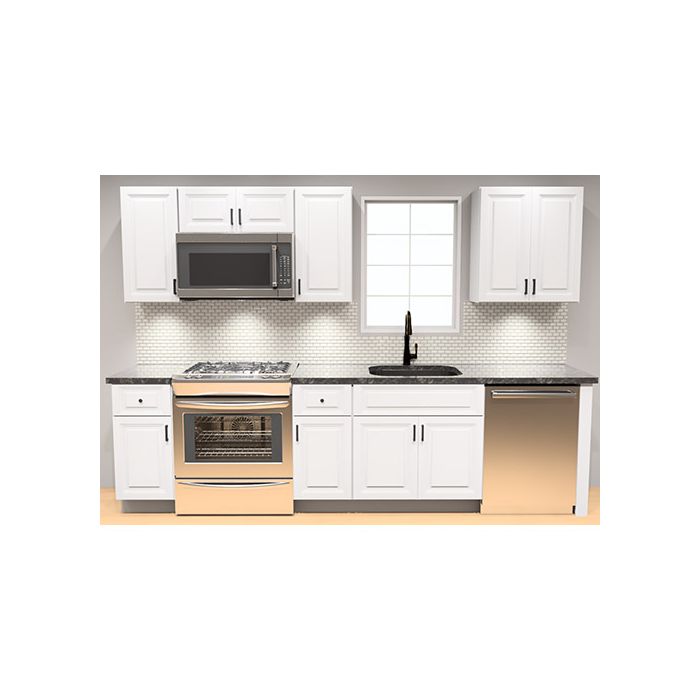 Milton White - 10FT RTA Cabinet Set Cabinets Bay LLC