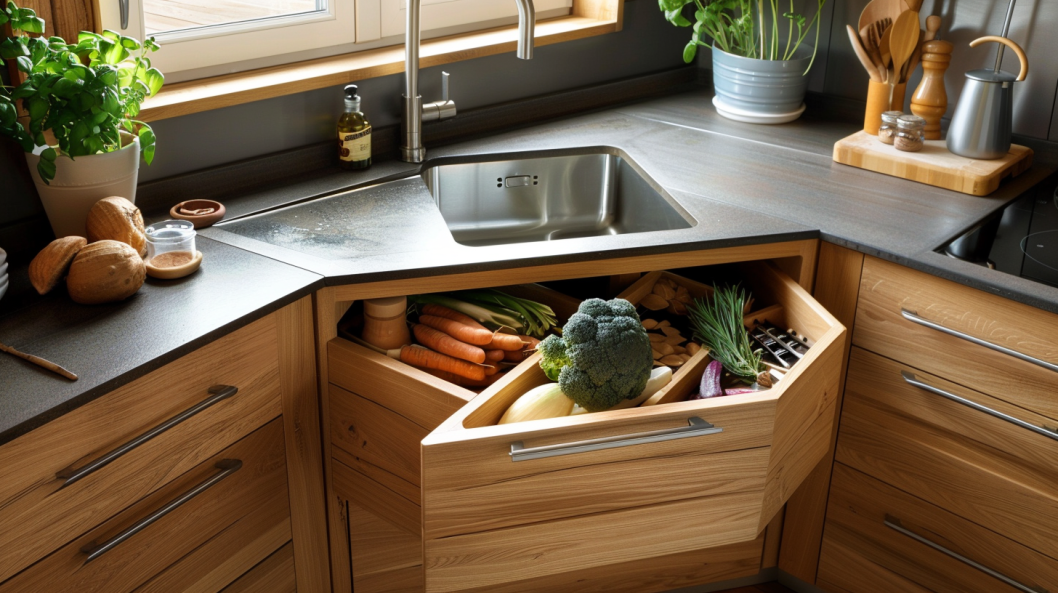 11 Innovative Corner Cabinet Ideas Cabinets Bay LLC