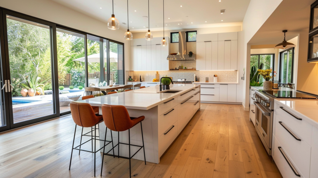 Revolutionize Your Kitchen Triangle with Island Layout! Cabinets Bay LLC