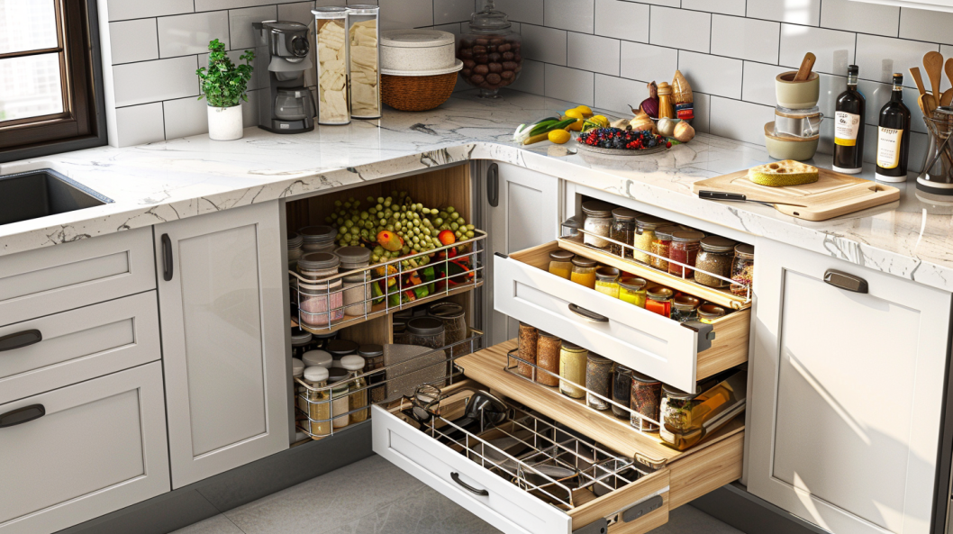 11 Innovative Corner Cabinet Ideas Cabinets Bay LLC
